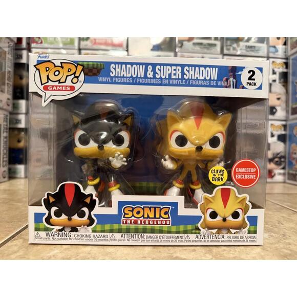 Funko | Toys | Funko Pop Sonic The Hedgehog Shadow Super Shadow 2pk ...